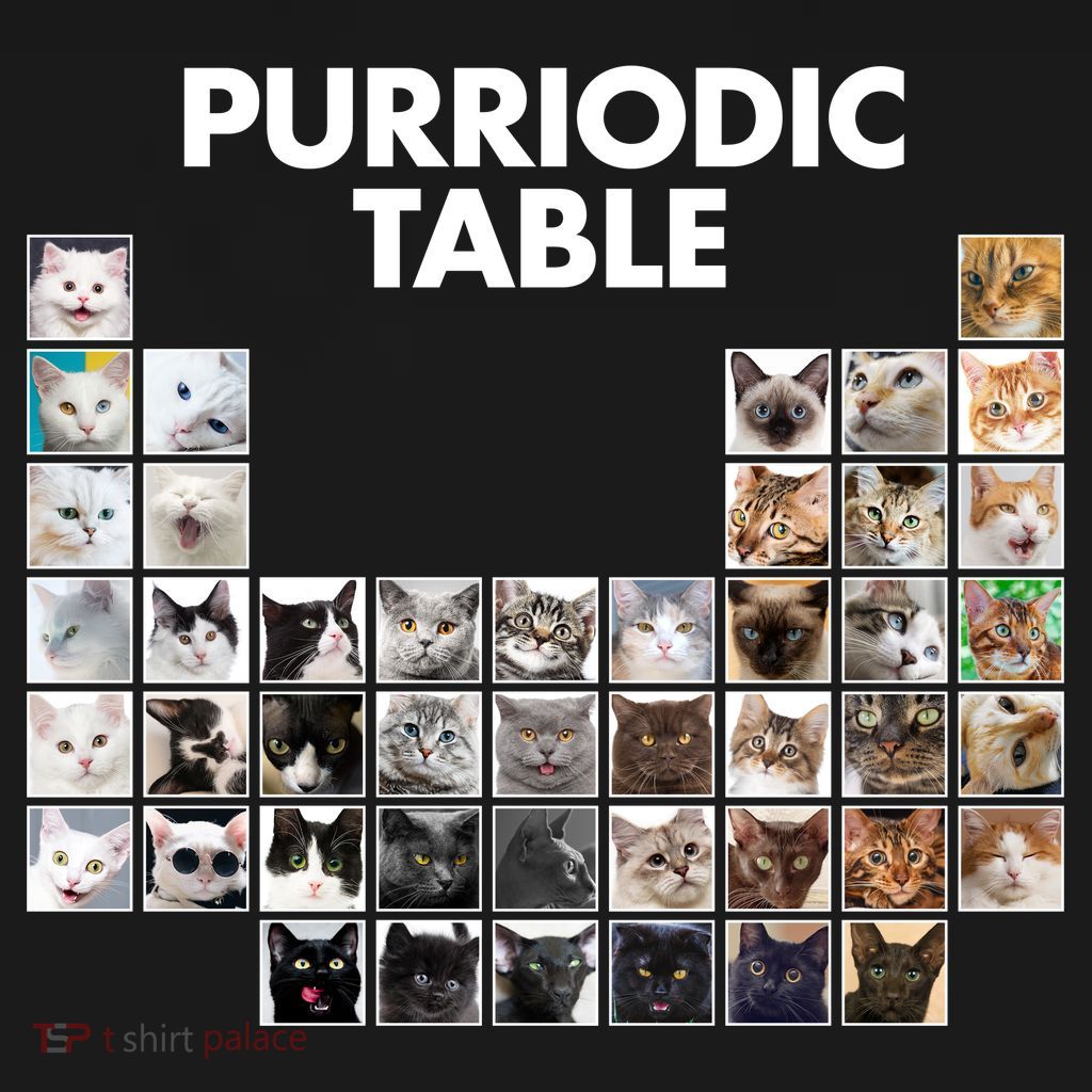 Purriodic Table Of Cats Periodic Daily Commute Backpack | TShirtPalace