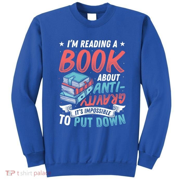 Reading Book About Anti Gravity Funny Science Physicist Gift