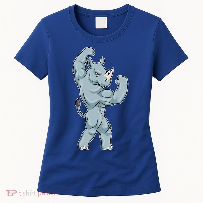 Rhino Bodybuilder Bodybuilding Sports Gift Women's T-Shirt | TShirtPalace