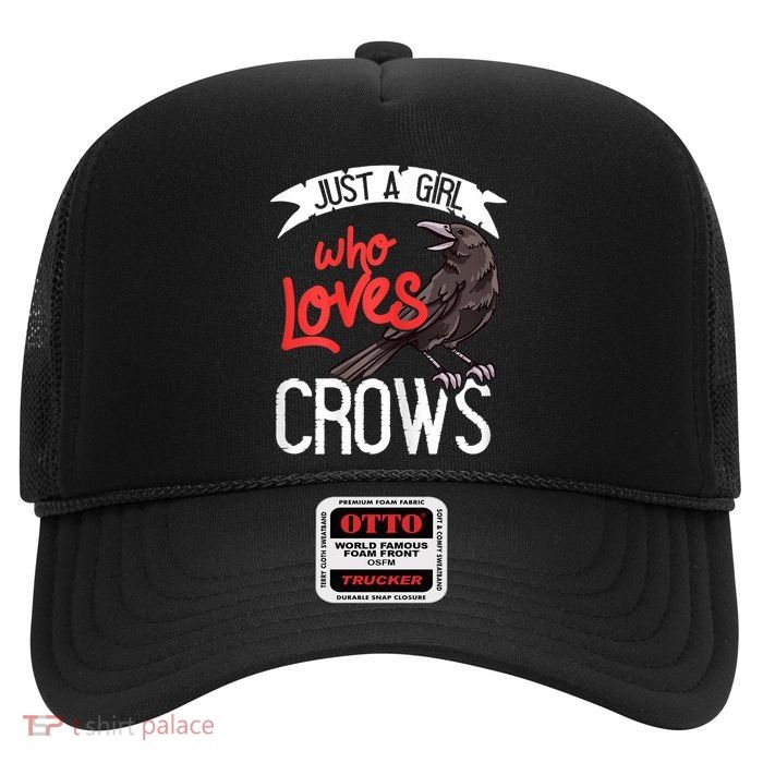 Raven Crow Gift Birding Bird Watching Just A Girl Who Loves Crows ...