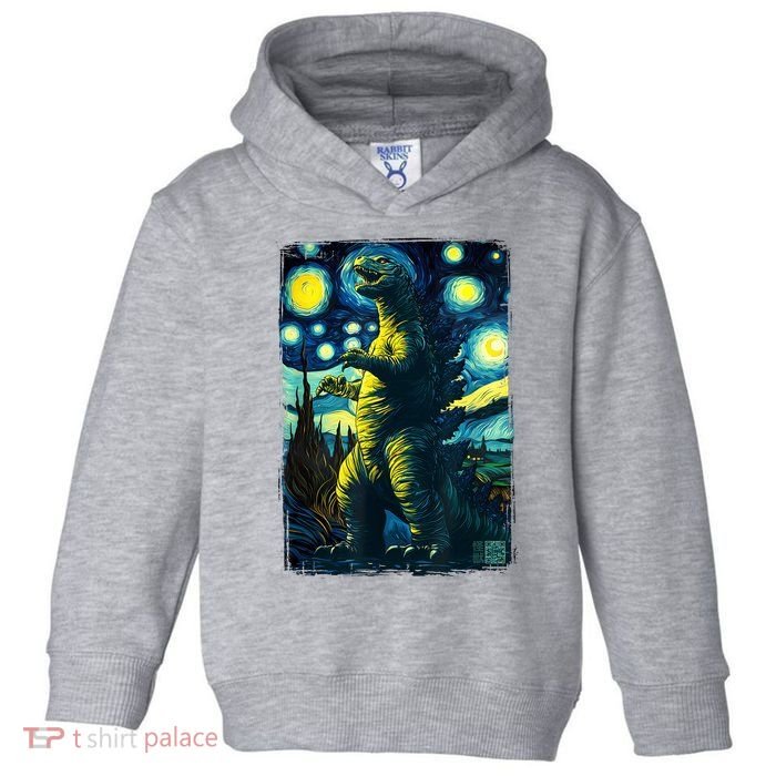 Retro Classic Starry Night Legendary Japanese Kaiju Toddler