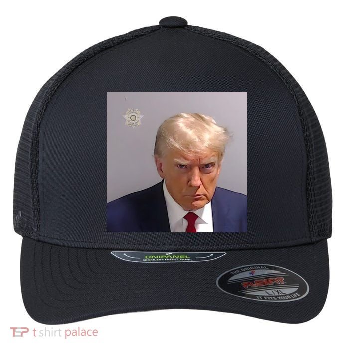 Real Donald Trump Mugshot At Fulton County Sheriffs Office Flexfit ...