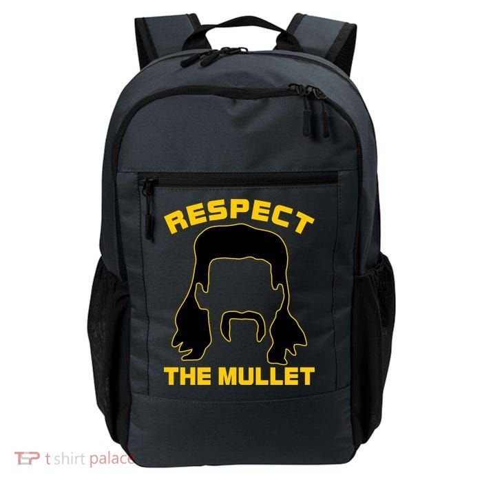 Respect The Mullet Hair Game Backpack | TShirtPalace