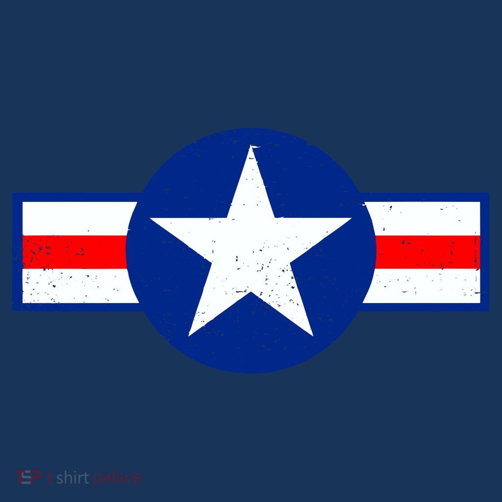 Retro US Army USA Star Logo Button | TShirtPalace