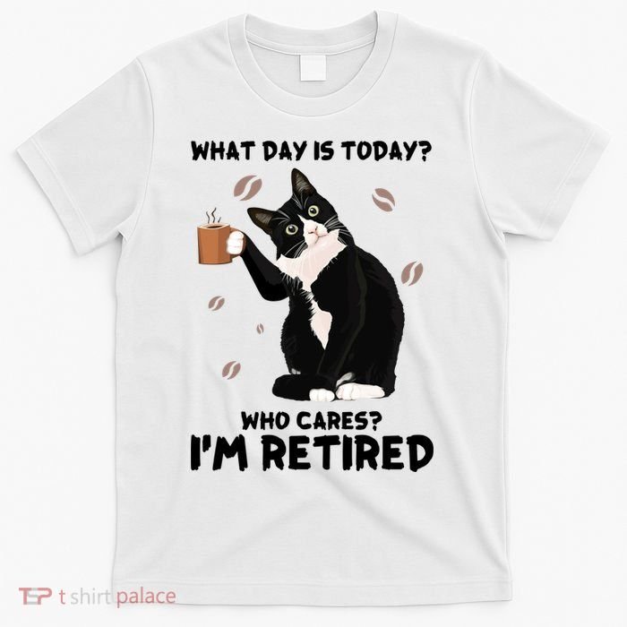 Retired Funny Cat Retirement T-Shirt | TShirtPalace