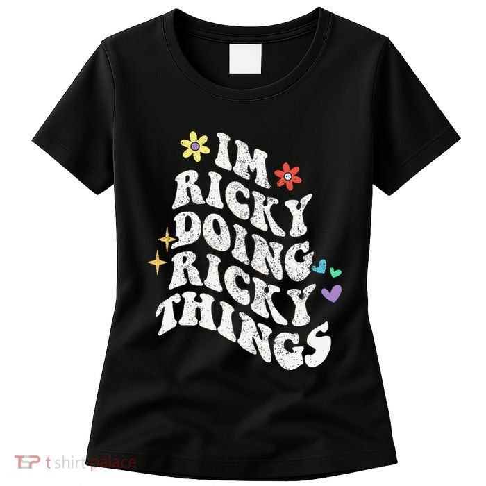 Retro Groovy Im Ricky Doing Ricky Things Funny MotherS Day W
