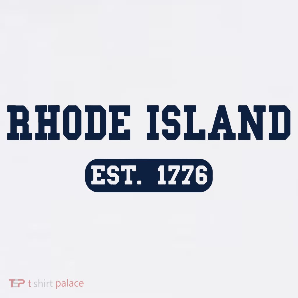 Rhode Island Throwback Design Classic Pajama Set | TShirtPalace