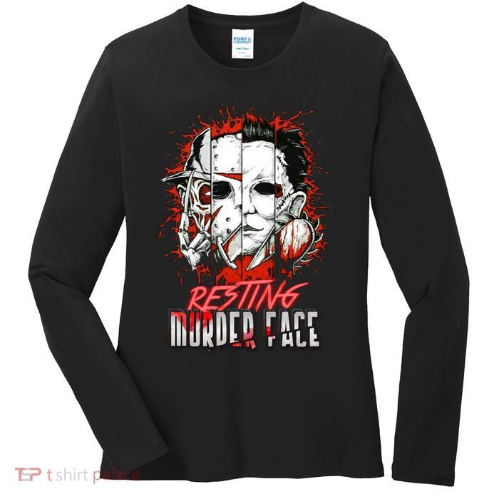 Resting Murder Face Scary Horror Character Halloween Costume Ladies ...