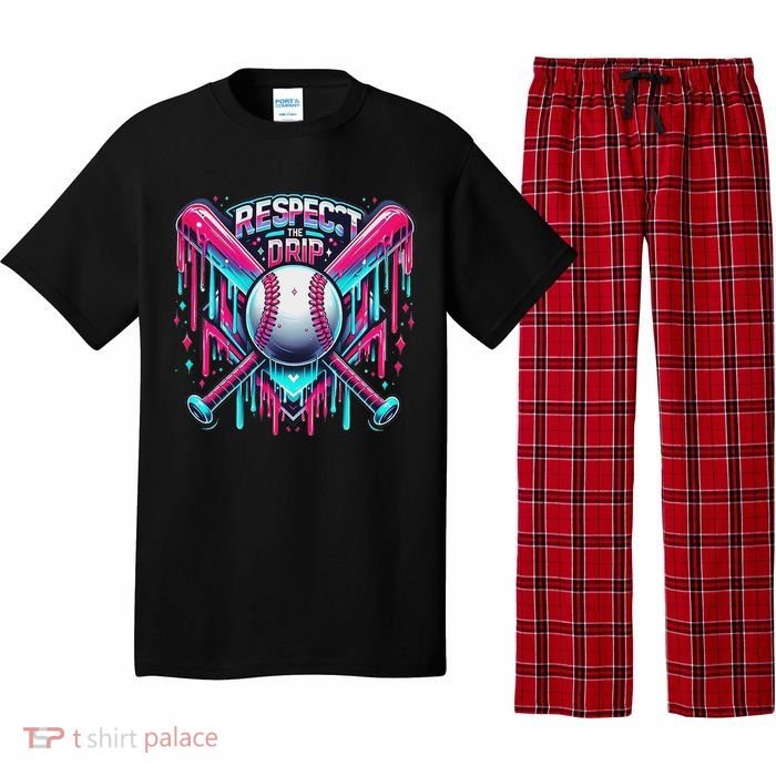 Respect The Drip Ice Cream Dripping Pajama Set | TShirtPalace