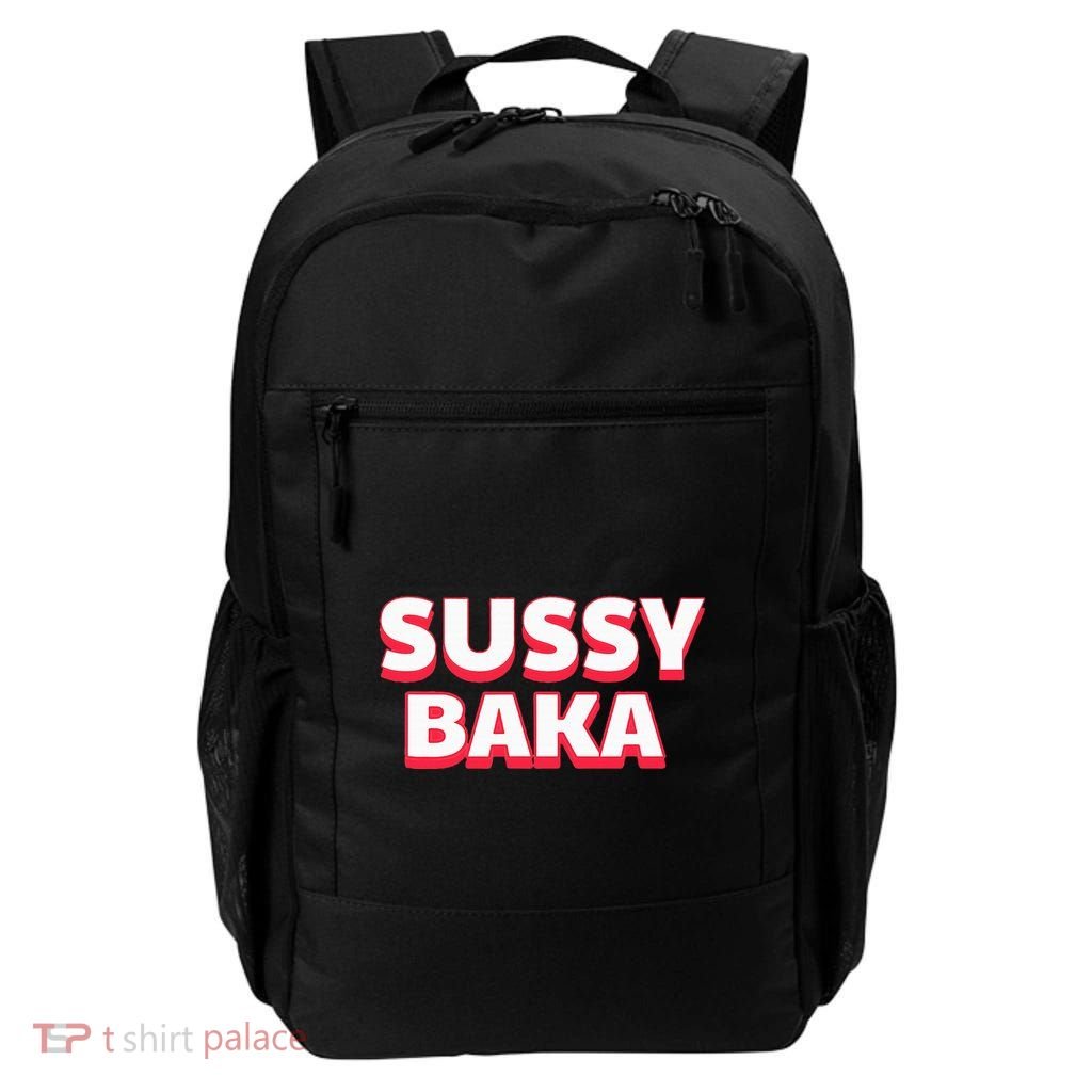 Sussy Baka Funny Sus Meme Backpack | TShirtPalace