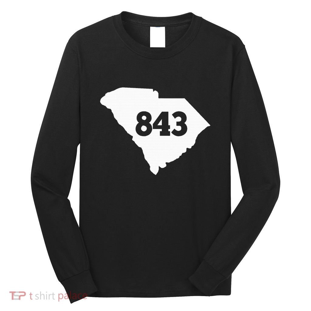 South Carolina 843 Area Code Long Sleeve Shirt | TShirtPalace