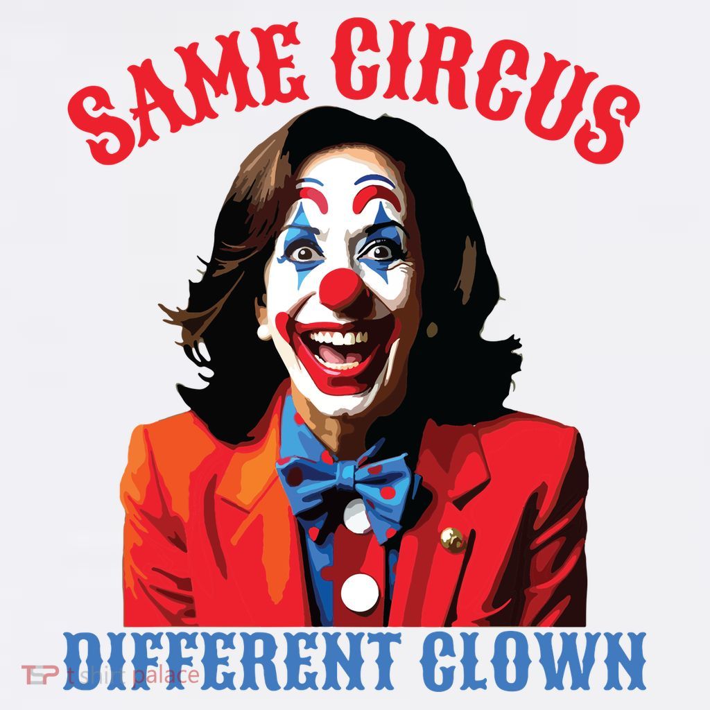 Same Circus Different Clown Funny Kamala Clown 2024 Trucker Hat ...