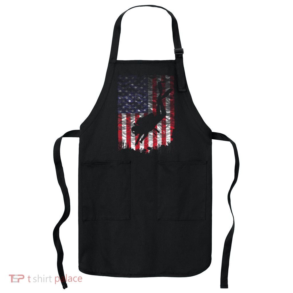 Scuba Diving Design Scuba Dive Coach Deep Sea Diver Apron