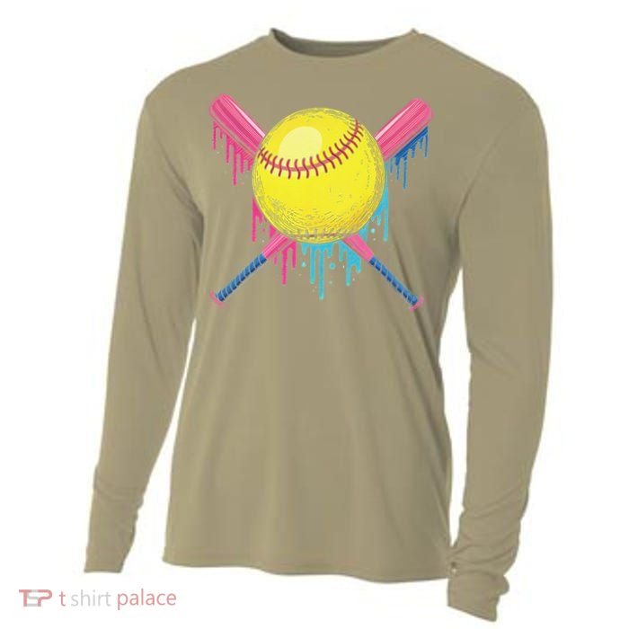 Softball Drip Women Ice Cream Drip Respect The Drip Cooling Performance ...