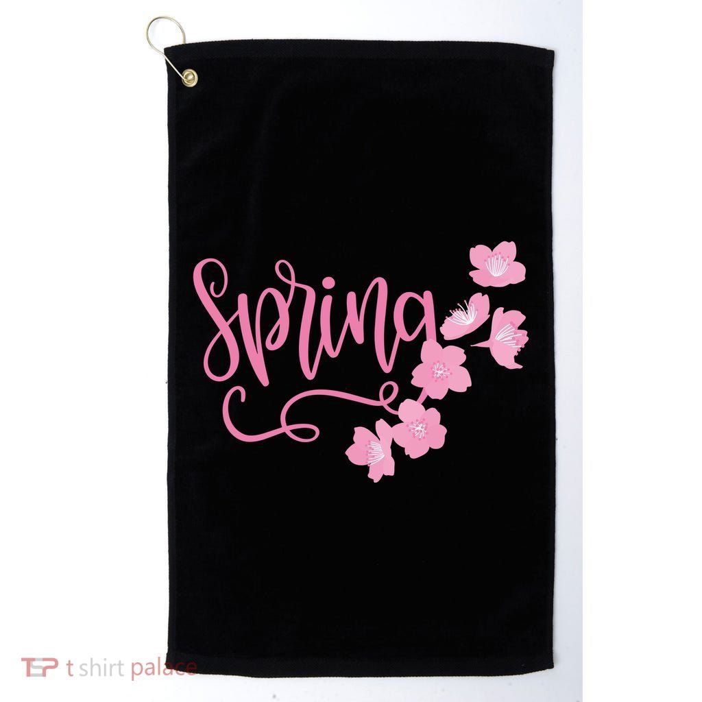 Spring Flower Golf Towel | TShirtPalace