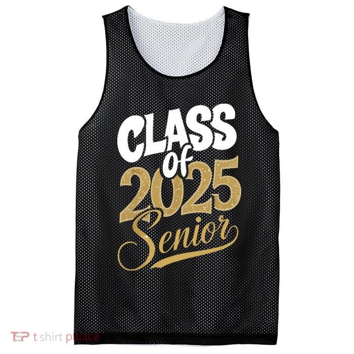 Seniors Graduation 2025 Mesh Reversible Basketball Jersey Tank ...