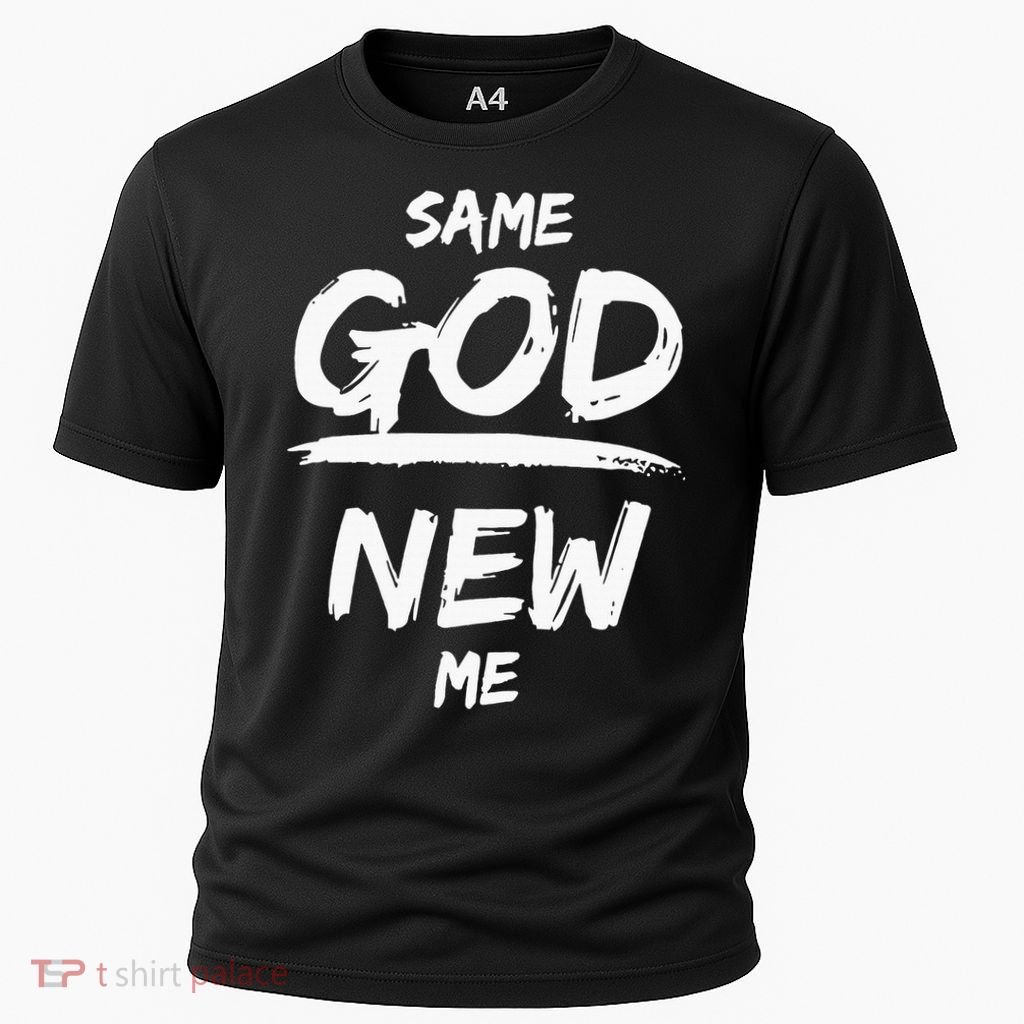 Same God New Me For Funny Jesus Christian Cooling Performance Crew T ...