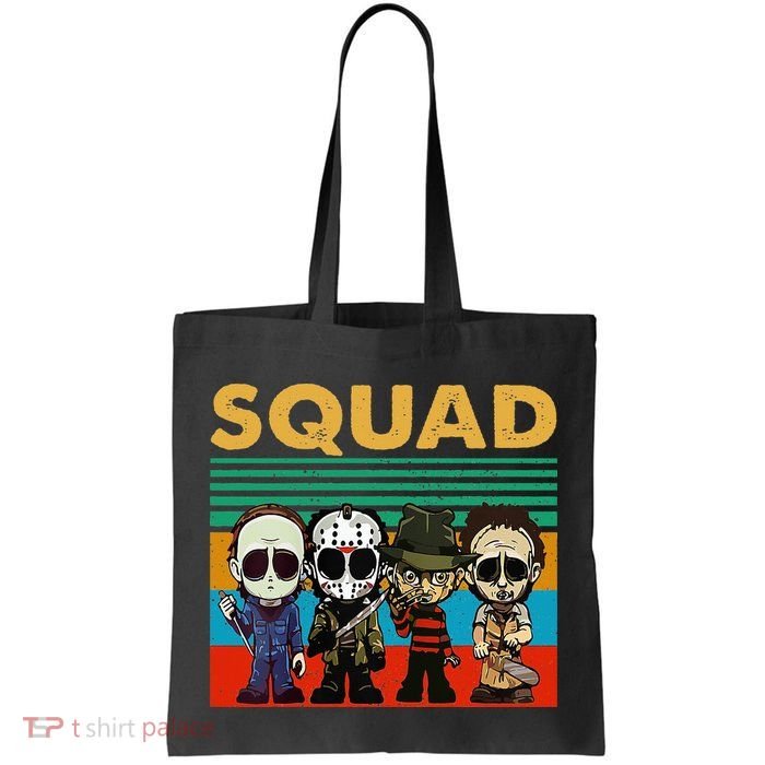Squad Horror Character Horror Movies Fan Lover Halloween Tote Bag ...