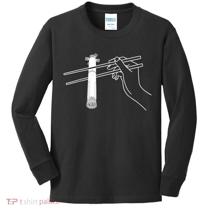 Super Heavy Starship Booster 12 Chopsticks Kids Long Sleeve Shirt ...