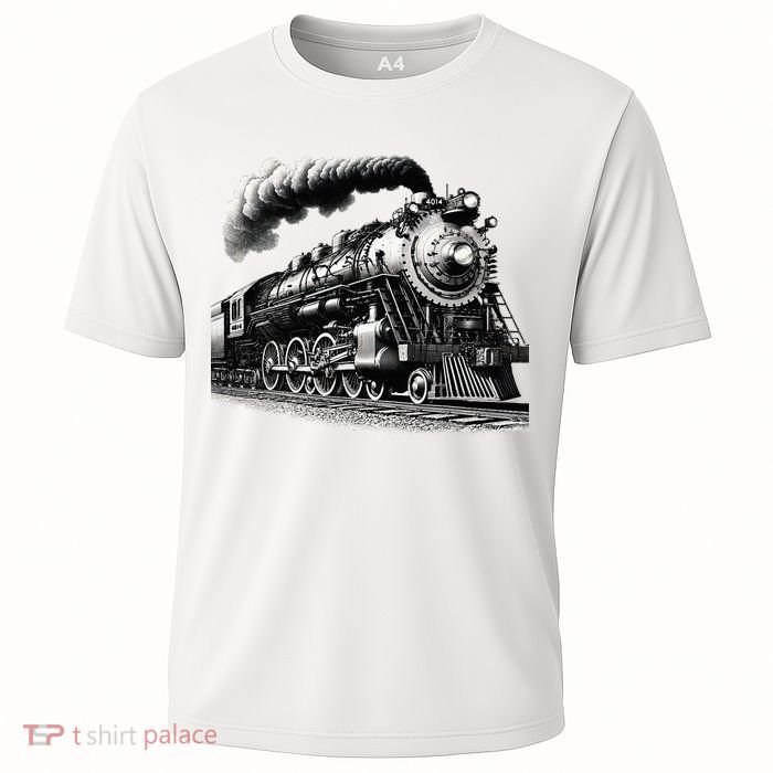 Steam Locomotive Train 4014 Vintage Railroad Big Engine Cooling ...