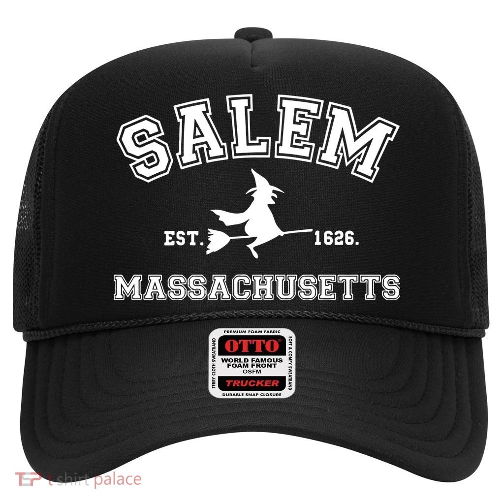 Salem Massachusetts Cute Halloween Trucker Hat | TShirtPalace