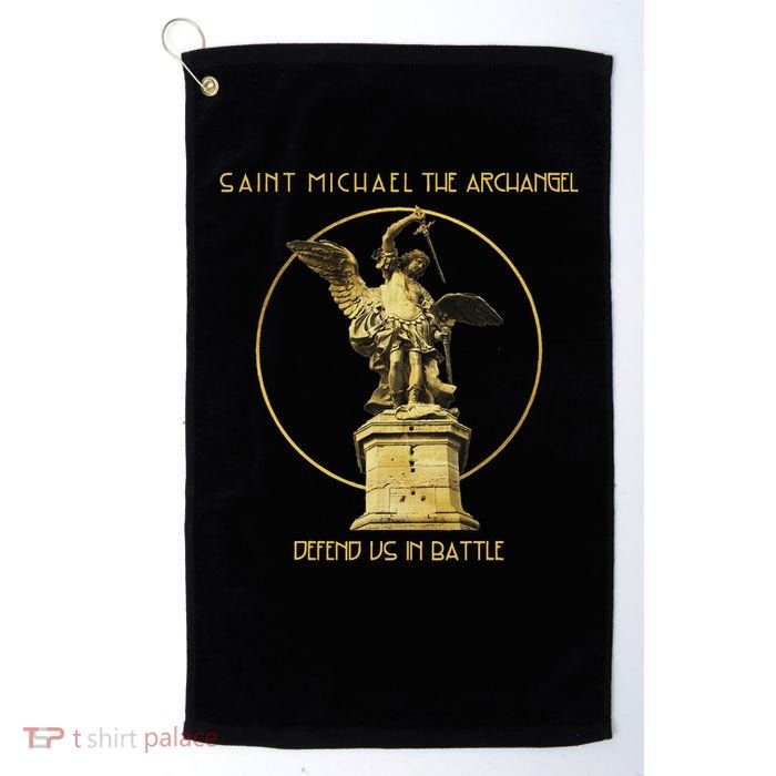 Saint Michael The Archangel Defend Us Prayer Catholic Platinum ...