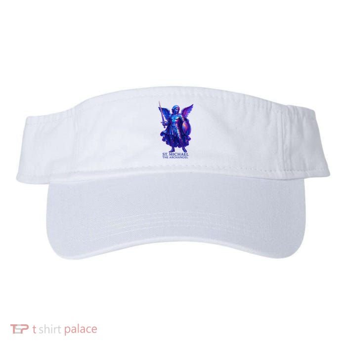 St. Michael The Archangel Iridescent 3d Art Visor | TShirtPalace