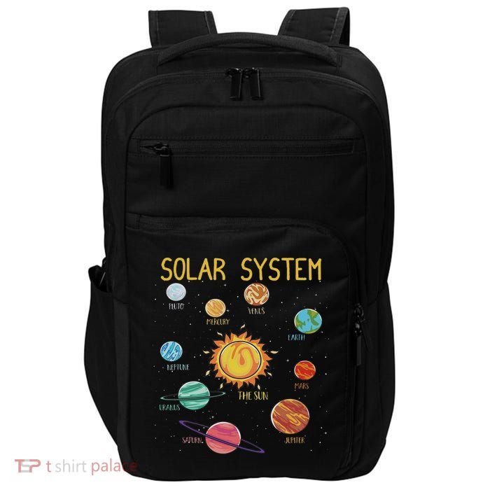 Solar System Planets Science Space Stem Impact Tech Backpack | TShirtPalace