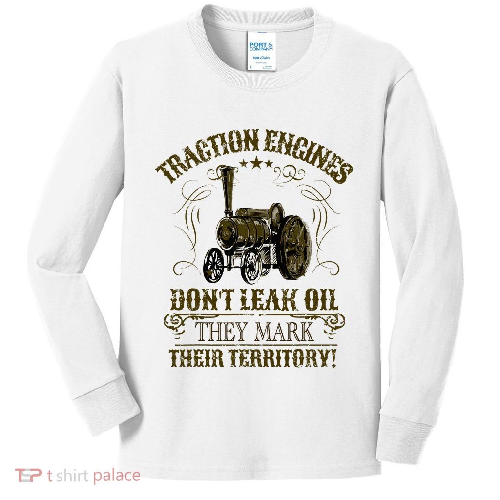 Steam Traction Engine Retirement Idea Steam Engine Kids Long Sleeve ...