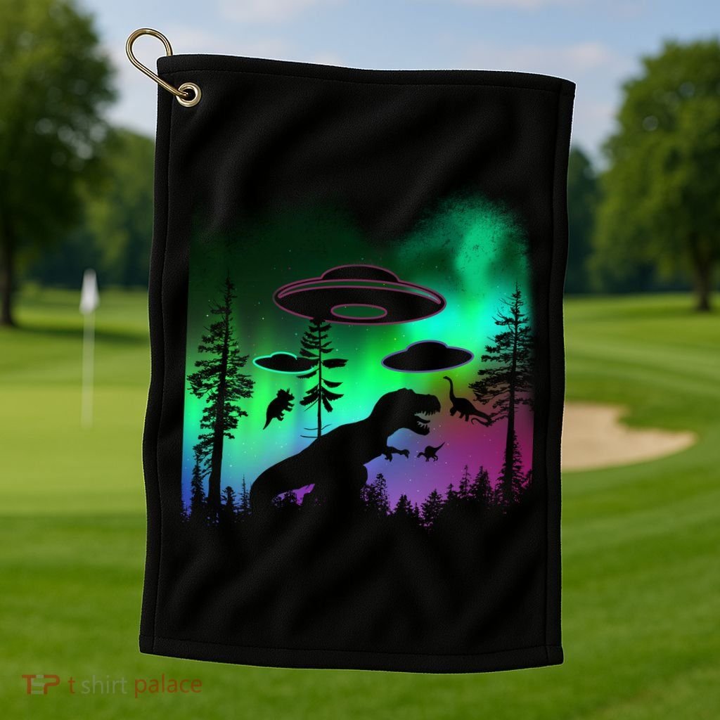 Storm Area 51 Alien Dinosaur UFO Platinum Collection Golf Towel ...