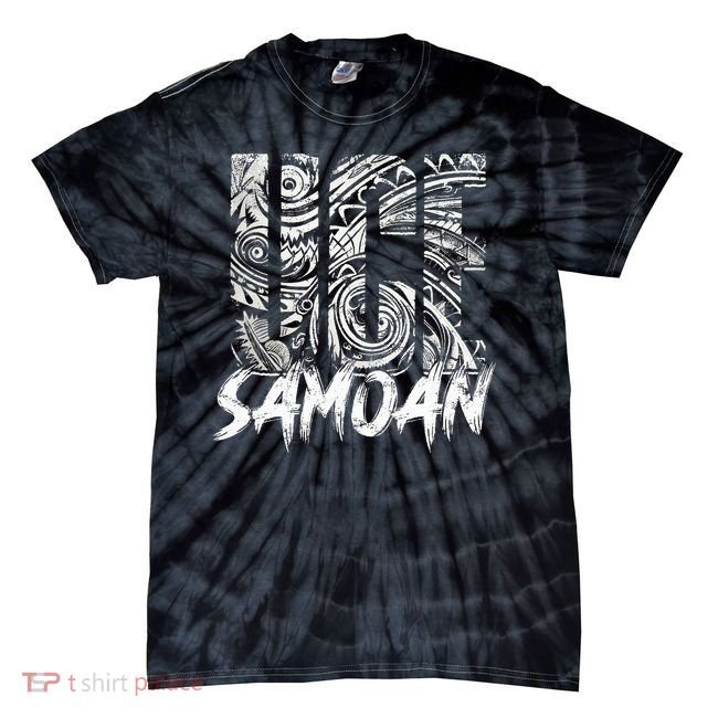Samoan Tribal Samoa Polynesian Tanoa Uce Samoan Tie-Dye T-Shirt ...