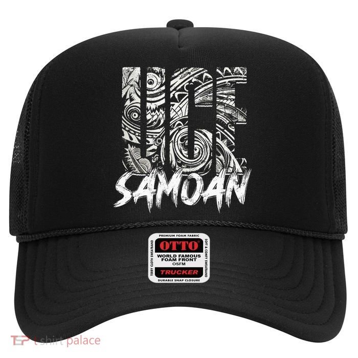Samoan Tribal Samoa Polynesian Tanoa Uce Samoan Trucker Hat | TShirtPalace