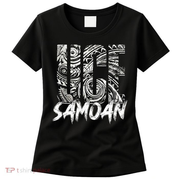 Samoan Tribal Samoa Polynesian Tanoa Uce Samoan Women's T-Shirt ...
