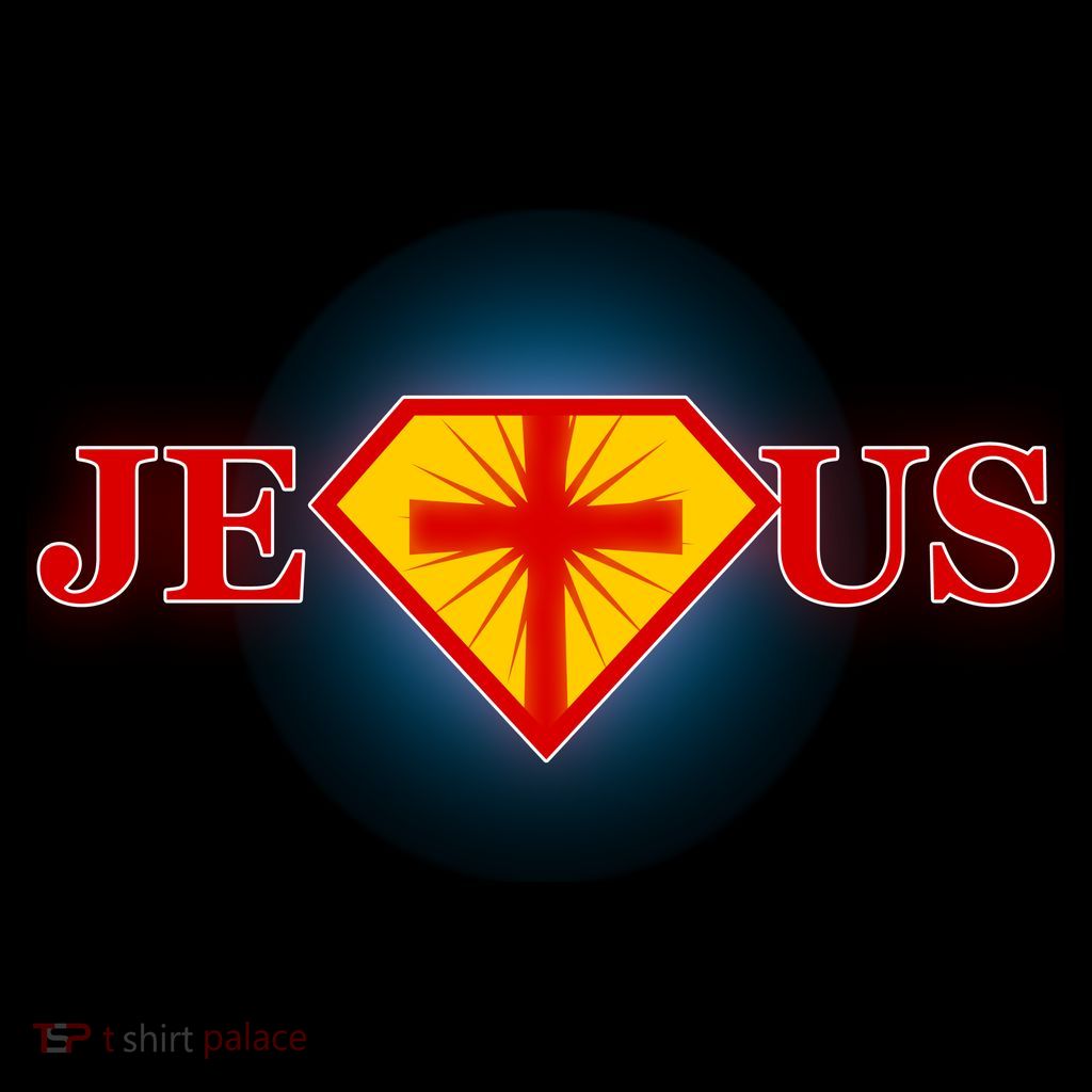 Super Jesus Superhero Comic Logo Full Zip Hoodie | TShirtPalace