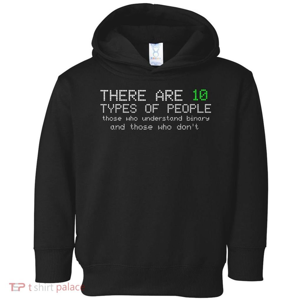 There Are 10 Types Of People Binary Funny Computer Nerd Gift Toddler ...