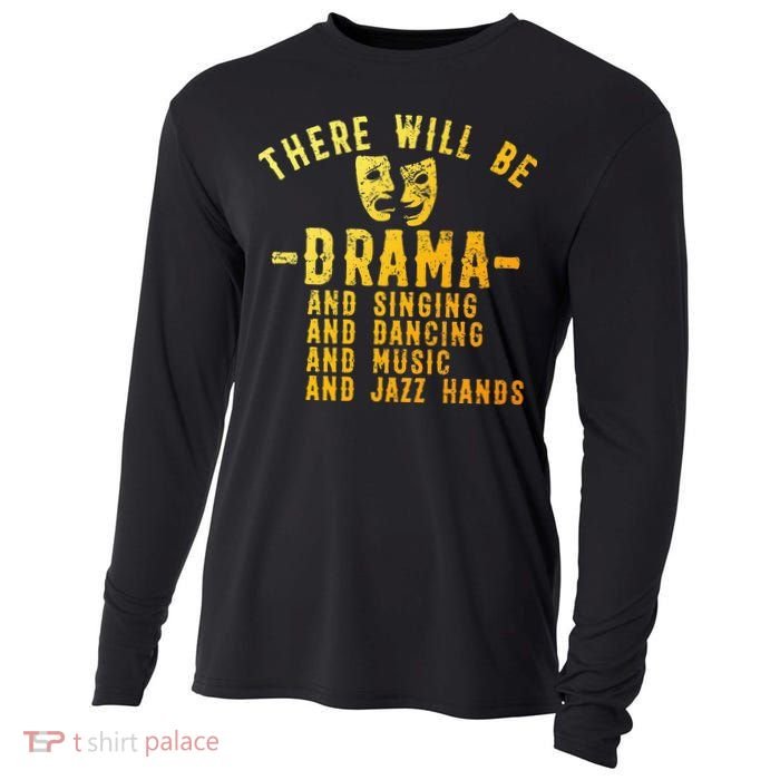 Theater Actor Broadway Cooling Performance Long Sleeve Crew | TShirtPalace