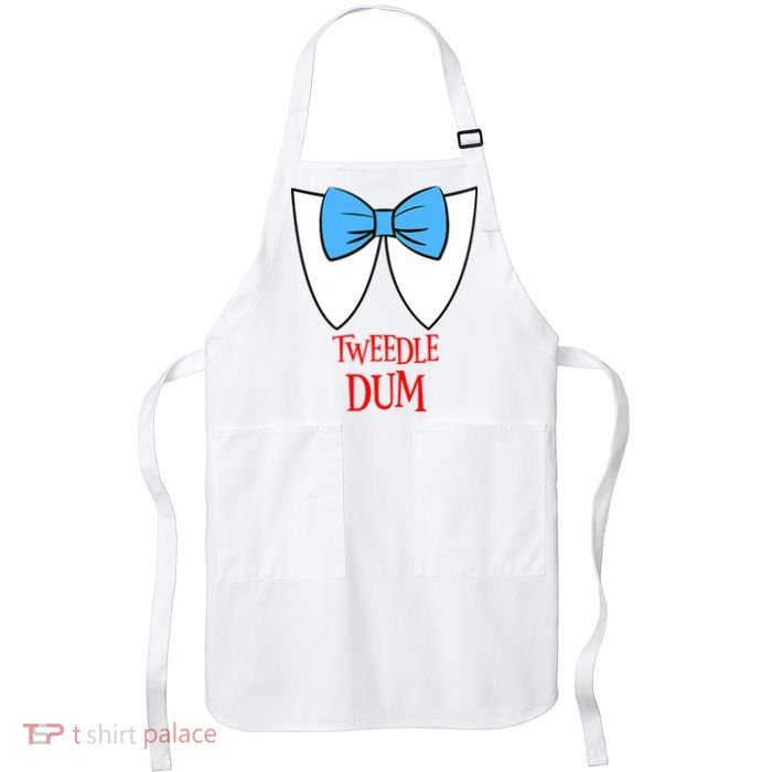 Tweedle Dum Costume Halloween Fairytale Character Full-Length Apron ...