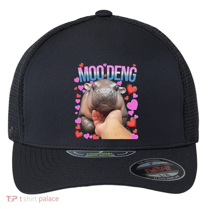 The Famous Moo Deng Pygmy Baby Hippo Moo Deng Cute Moodeng Flexfit ...