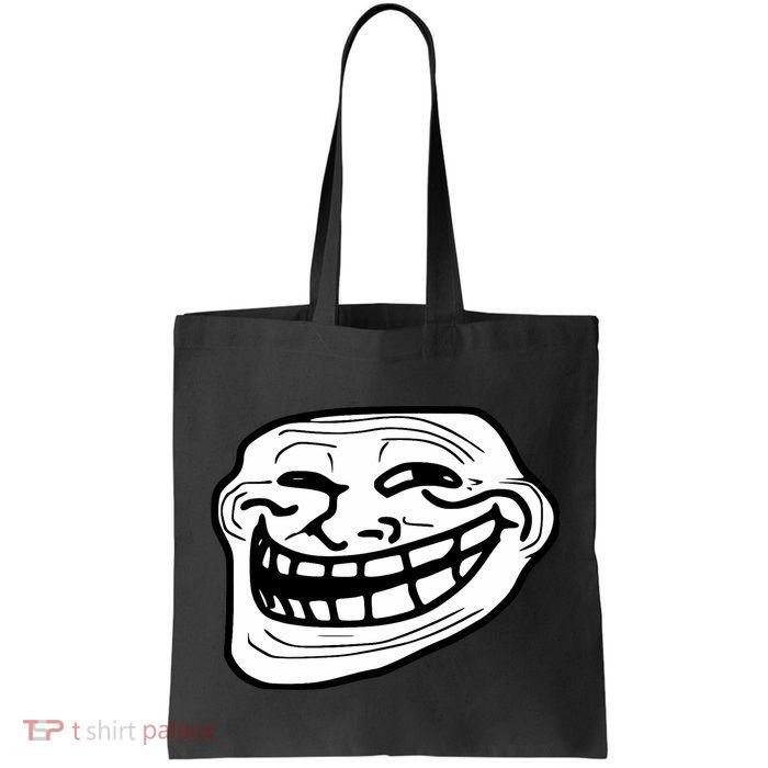 Troll Face Meme Funny Dank Meme Troll Face Tote Bag | TShirtPalace