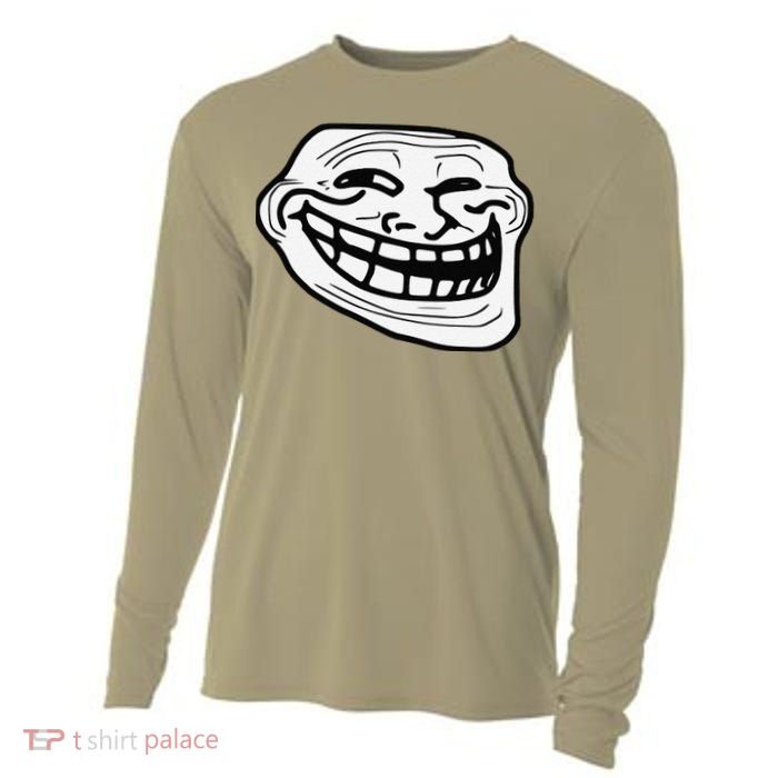 Troll Face Meme Funny Dank Meme Troll Face Cooling Performance Long ...