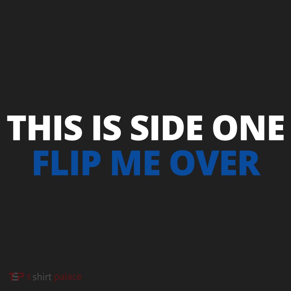 This Is Side One Flip Me Over Golf Towel | TShirtPalace