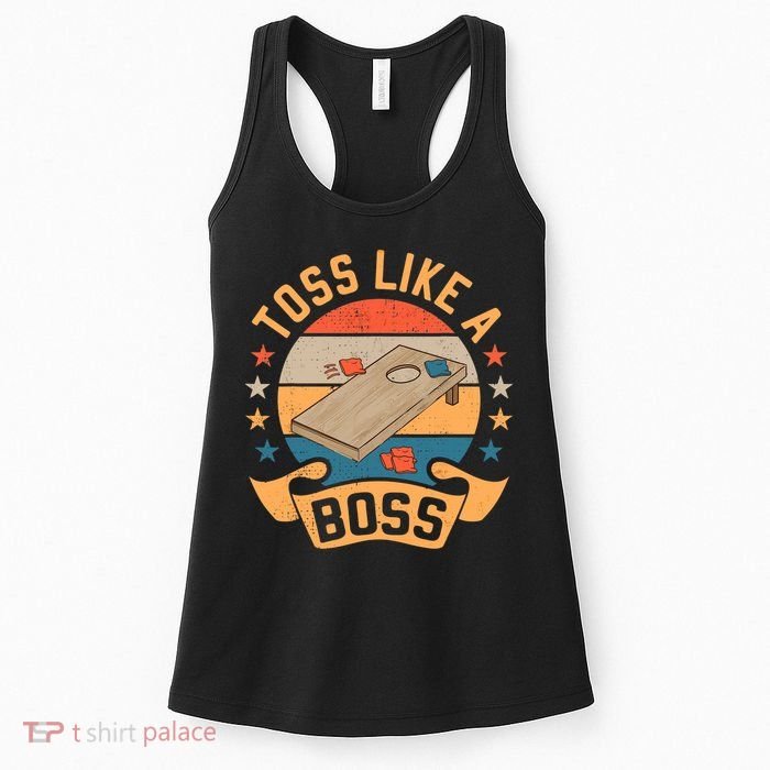 Toss Like A Boss Cornhole Champion Bean Bag Toss Game Women'