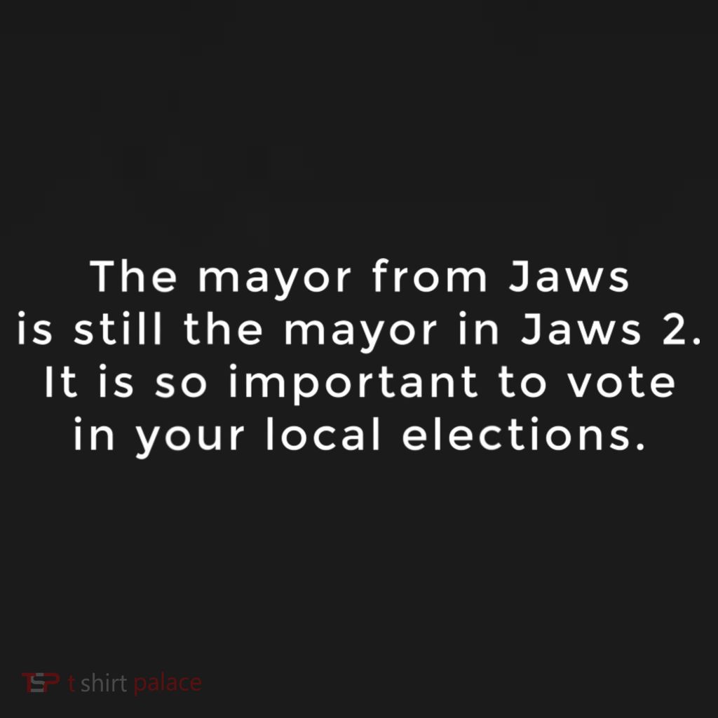 The Mayor From Jaws Is Still The Mayor In Jaws 2 Button | TShirtPalace