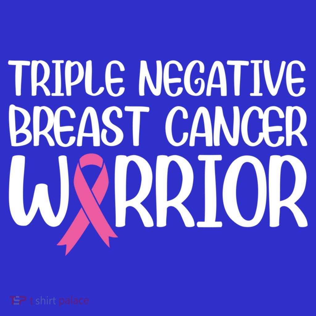 Triple Negative Breast Cancer Awareness Warrior Pink Rainbow