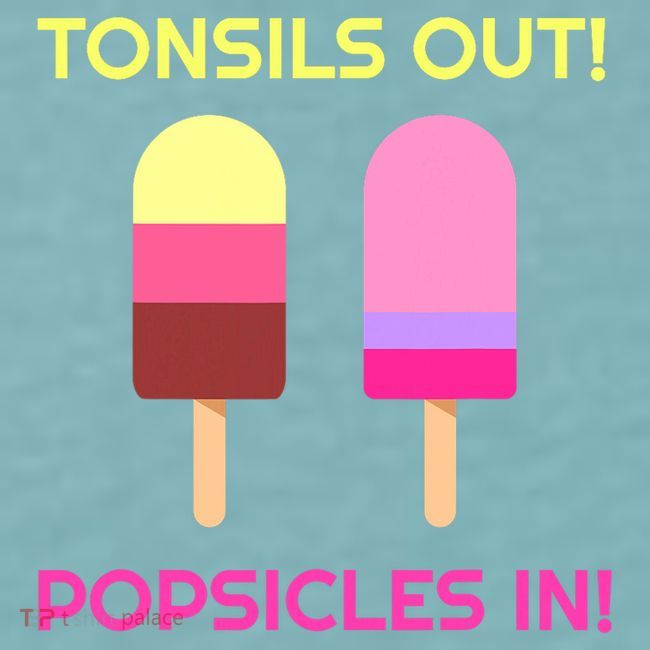Tonsils Out Popsicles In Funny Tonsil Surgery Get Well Sueded Cloud ...