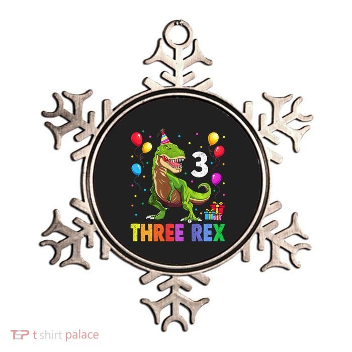 Three Rex 3rd Birthday Third Dinosaur 3 Year Old Ornament | TShirtPalace