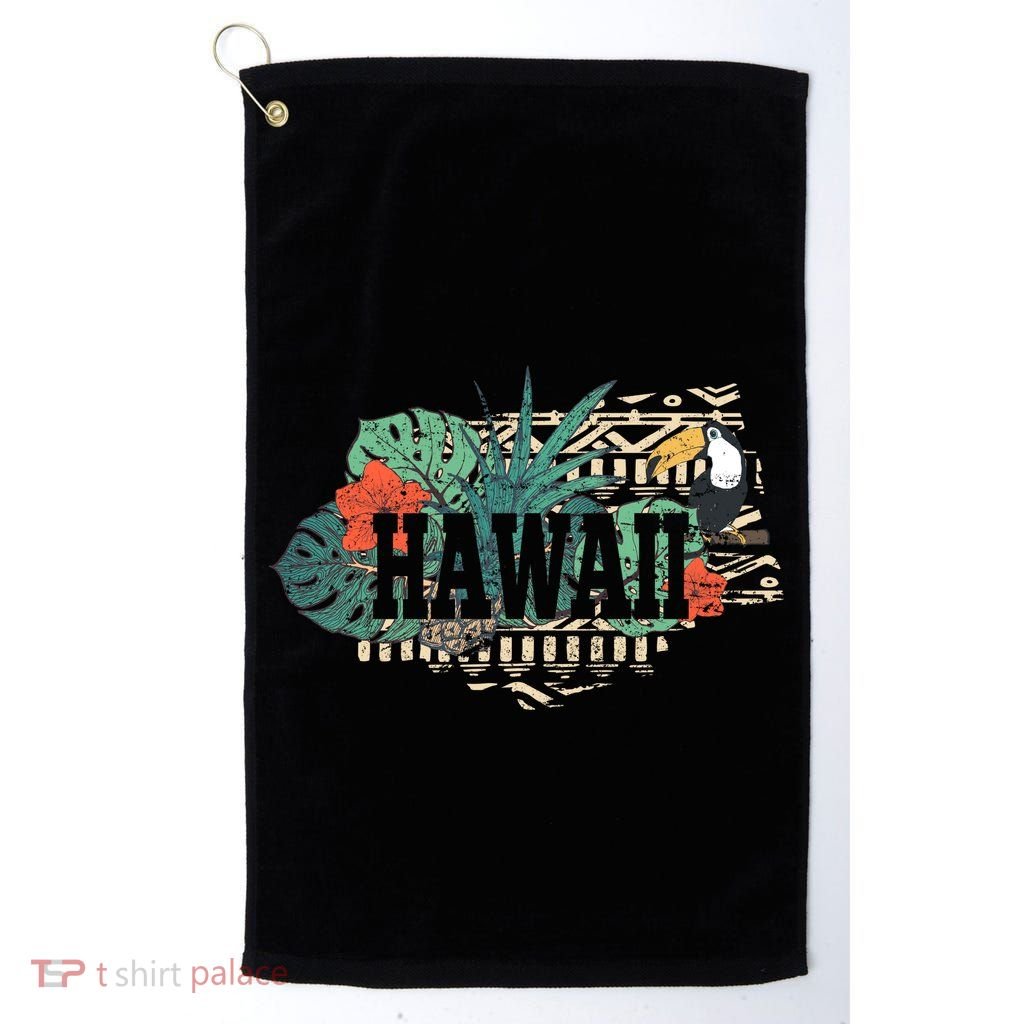 Tropical Paradise Classic Hawaii Bird Platinum Collection Golf Towel ...