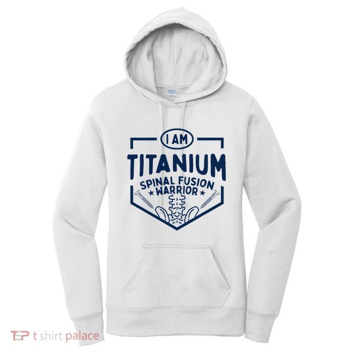 Titanium Spinal Fusion Warrior Spine Surgery Women's Hoodie | TShirtPalace