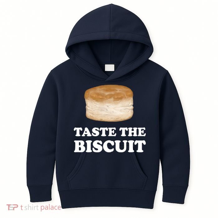 Taste The Biscuit Funny Meme Kids Hoodie | TShirtPalace