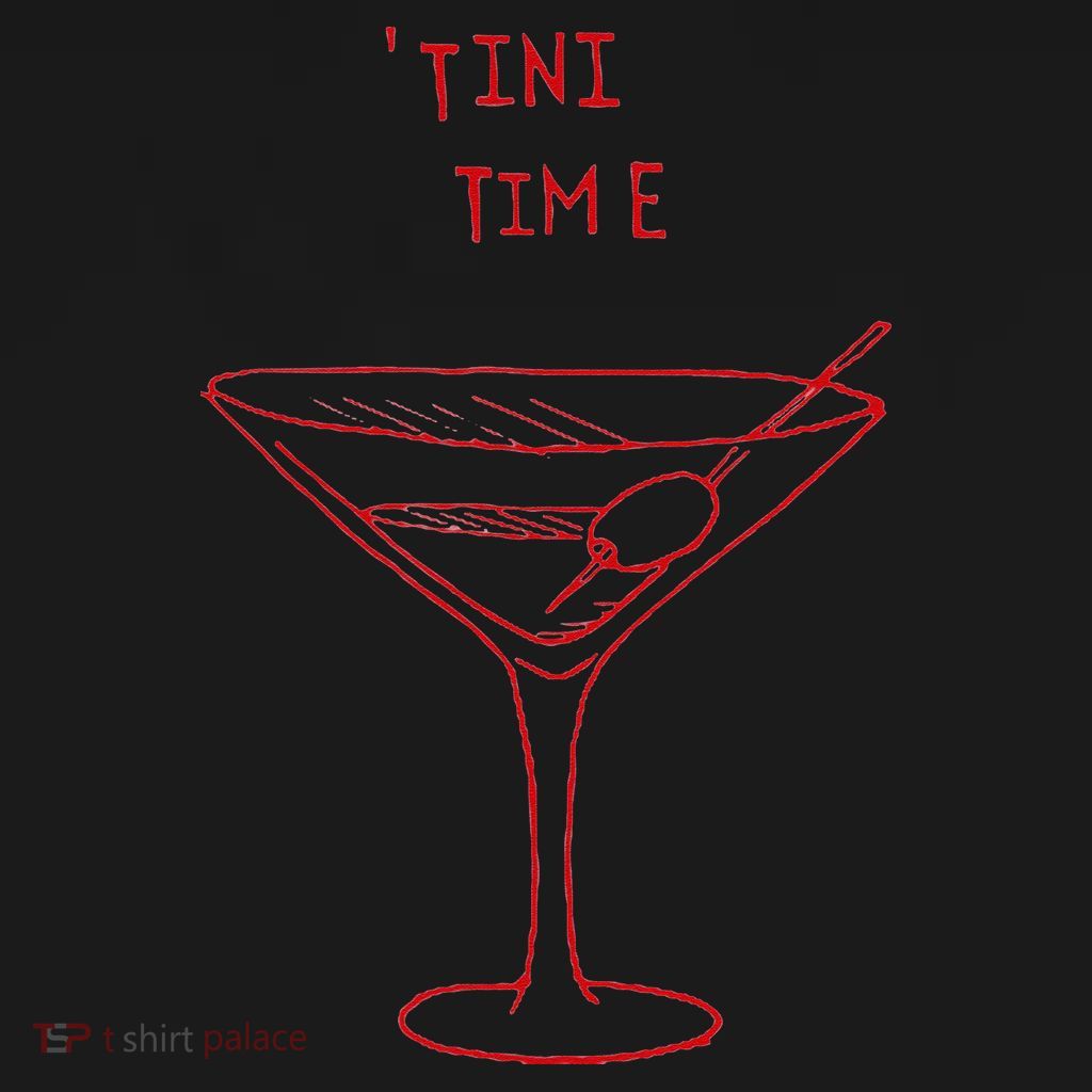 Tini Time Martini Lover Women's Racerback Tank | TShirtPalace